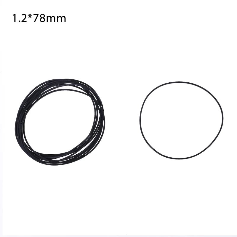 Ремни резиновые 10 шт, 1.2*78mm, Fold in half
