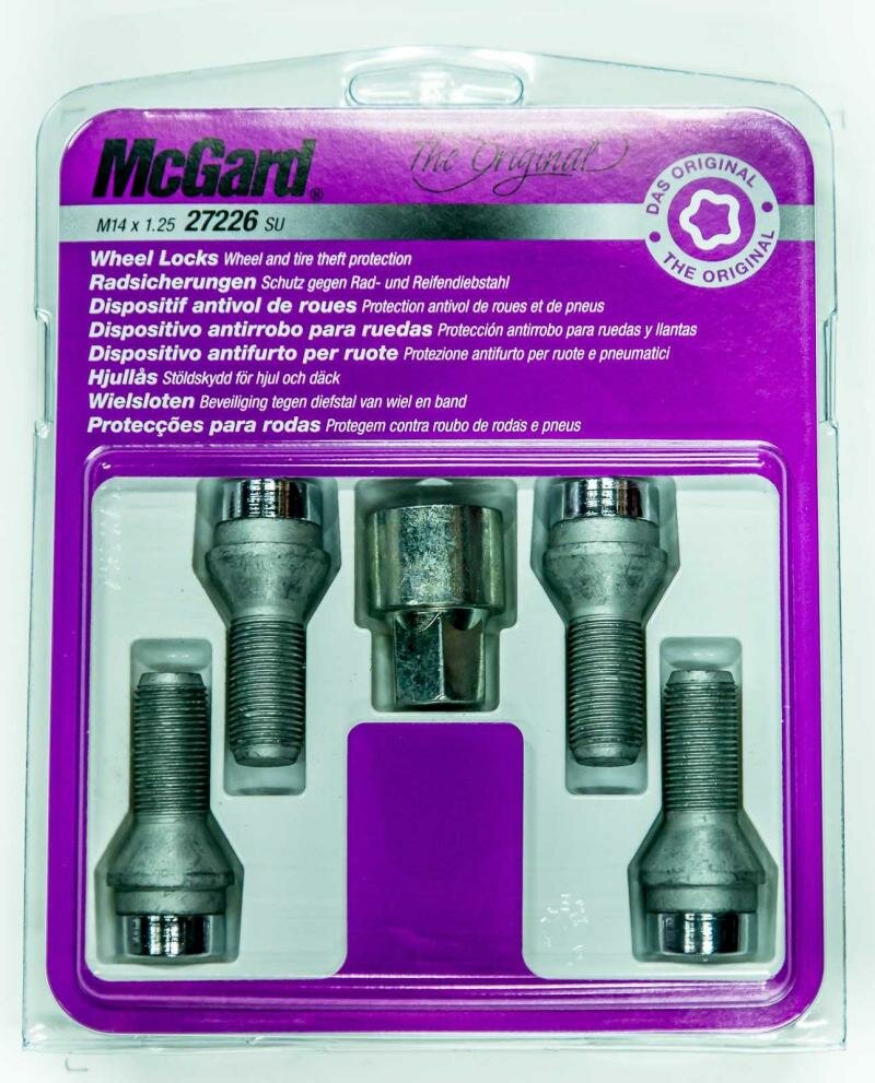 Комплект секреток для авт. дисков М14*1.25 27226 SU