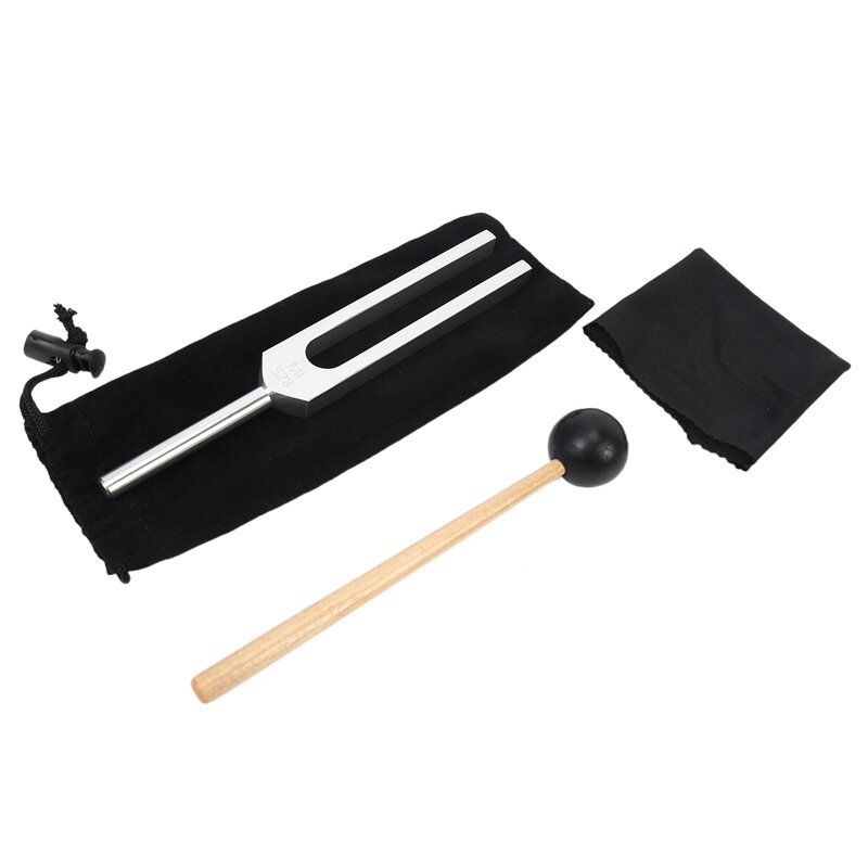 Tuning Fork 528C 528HZ Тюнер с набором молоточков для восстановления ДНК, лечения, тестирования нервной системы, камертон для здравоохранения