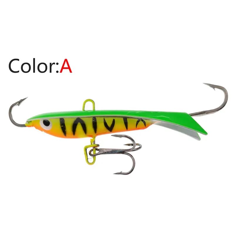 1 шт, качество, 6 см, 9 г, зимняя приманка для ловли льда, рыболовные снасти VIB, зимние тонущие рыболовные приманки, свинцовая приманка, жесткая приманка, балансир, рыболовные снасти