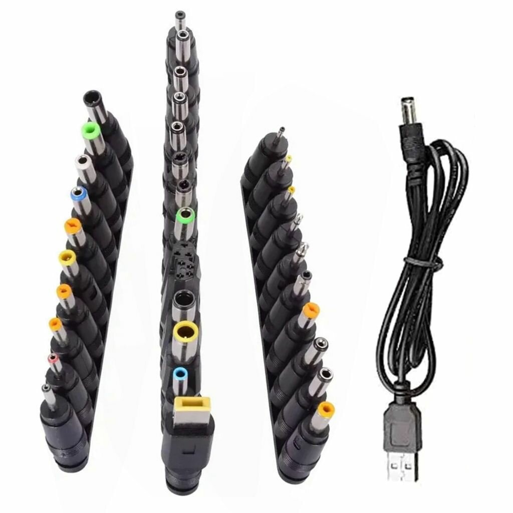 34 комплект адаптеров питания постоянного тока