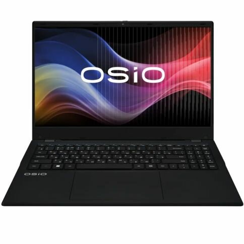 15,6" Ноутбук OSIO BASELINE B150I (B150I-009B) черный - 1920x1080, IPS, Intel Processor N200, ядра: 4 x 0,8 ГГц, 8 ГБ, SSD 512 ГБ, Intel UHD Graphics, Windows 10 Pro