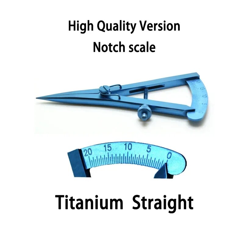 Штангенциркуль Castroviejo Titanium Straight
