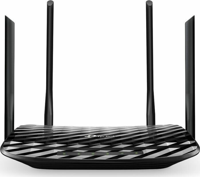 Роутер беспроводной TP-Link Archer A6 AC1350 10/100/1000BASE-TX черный