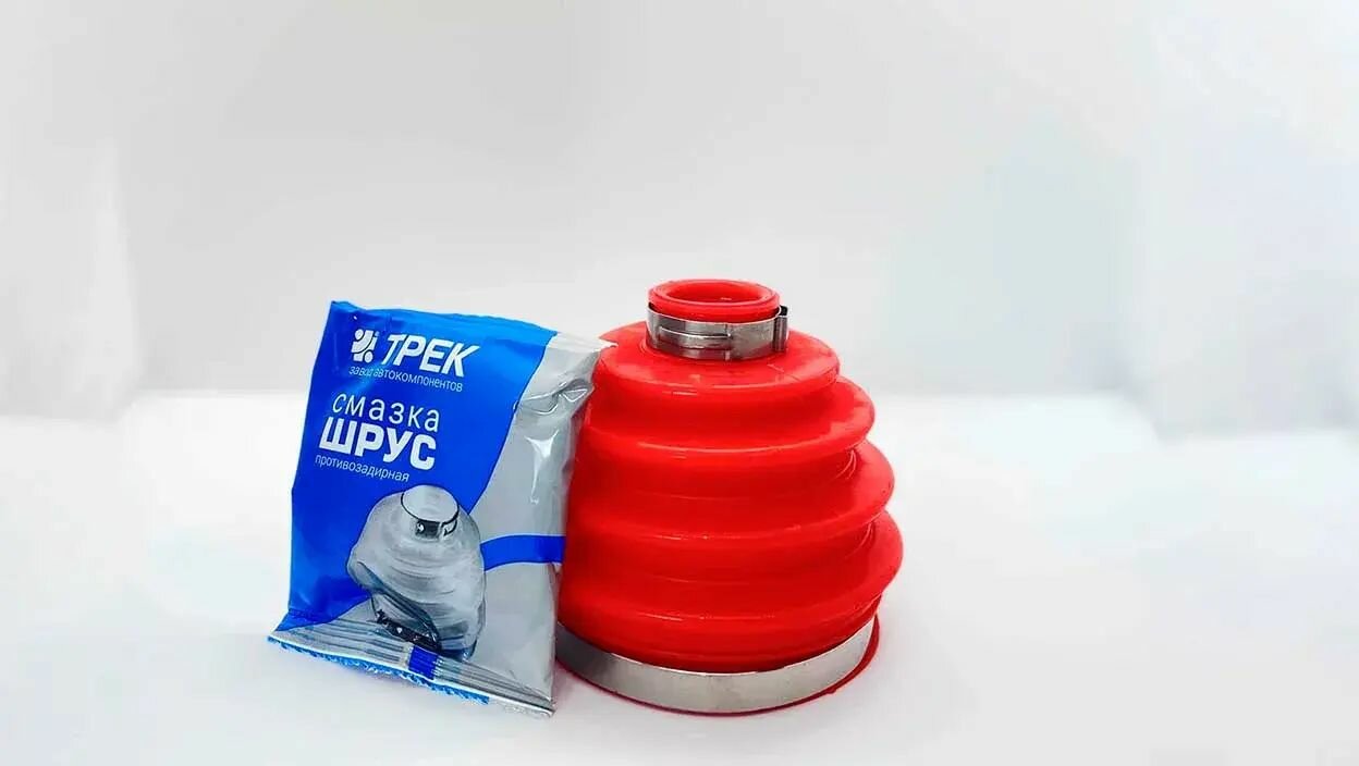 Пыльник шруса наружного LADA GRANTA, KALINA, PRIORA, 2108, 2110, DATSUN "TRS" с хомутами и смазкой, трек. CB70-110