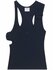 Топ courreges 90's Rib, размер S, синий