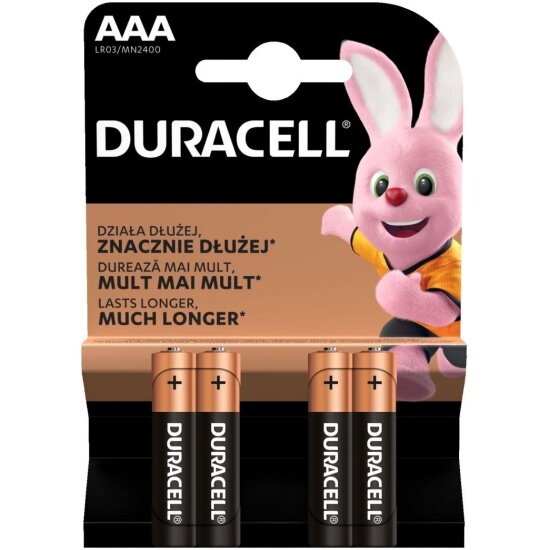 Duracell Basic LR03-4BL AAA бл 4