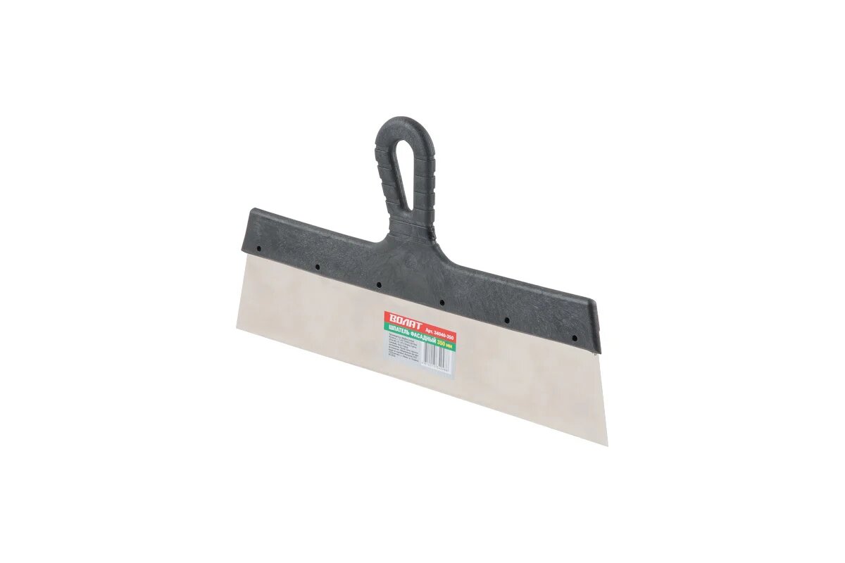 Шпатель фасадный нержавеющий 300 мм волат (34040-300), черный