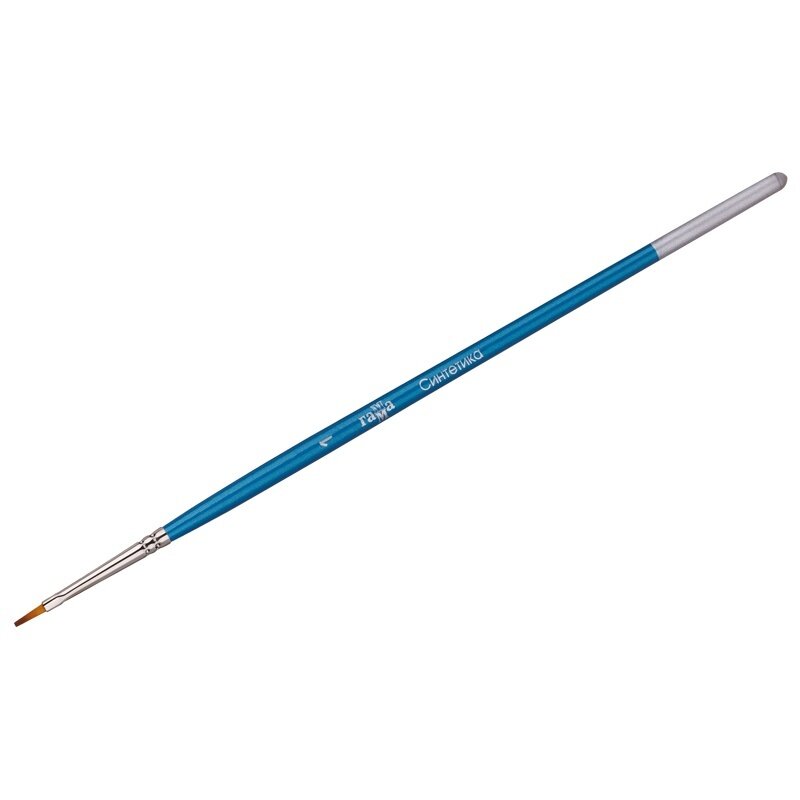 Кисть Гамма синтетика, плоская №01 (280618.08.01)