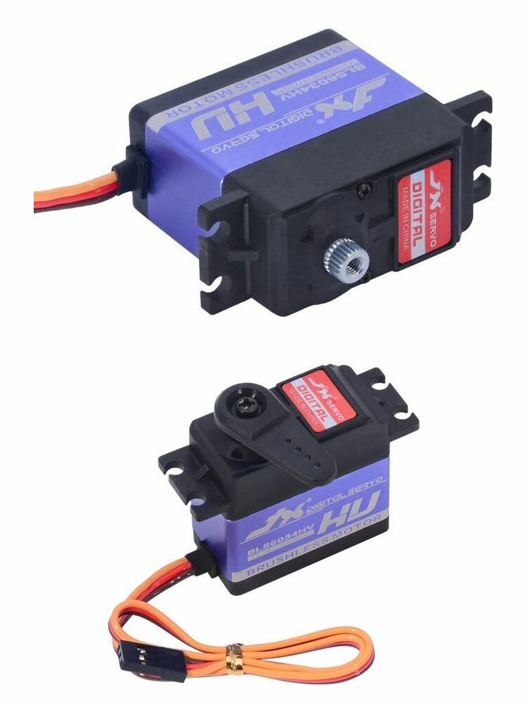 Сервомашинка цифровая JX Servo BLS6034HV (60г/33.7/0.11/7.4V) бесколлекторная, Ecoboost BLS6034HV
