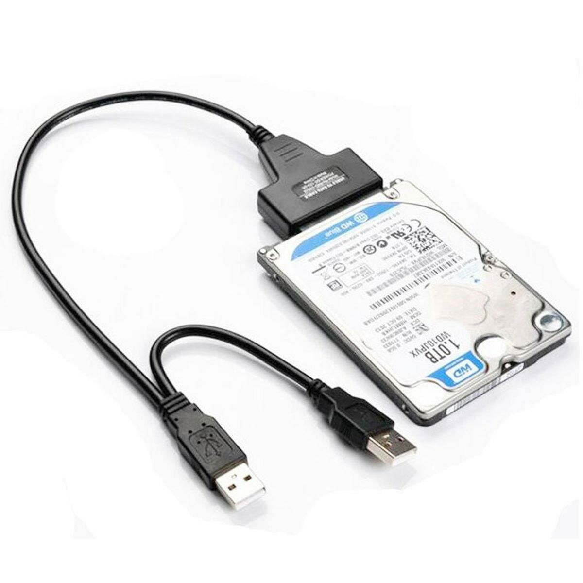Жесткий диск 7+15-контактный SATA на USB 2.0 адаптер кабель для 2,5-дюймового жесткого диска ноутбука
