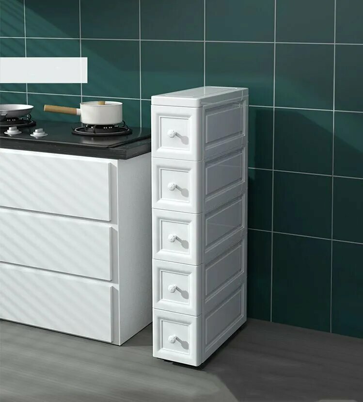 Этажерка, 5 секц, Полипропилен, 18х33х82 см