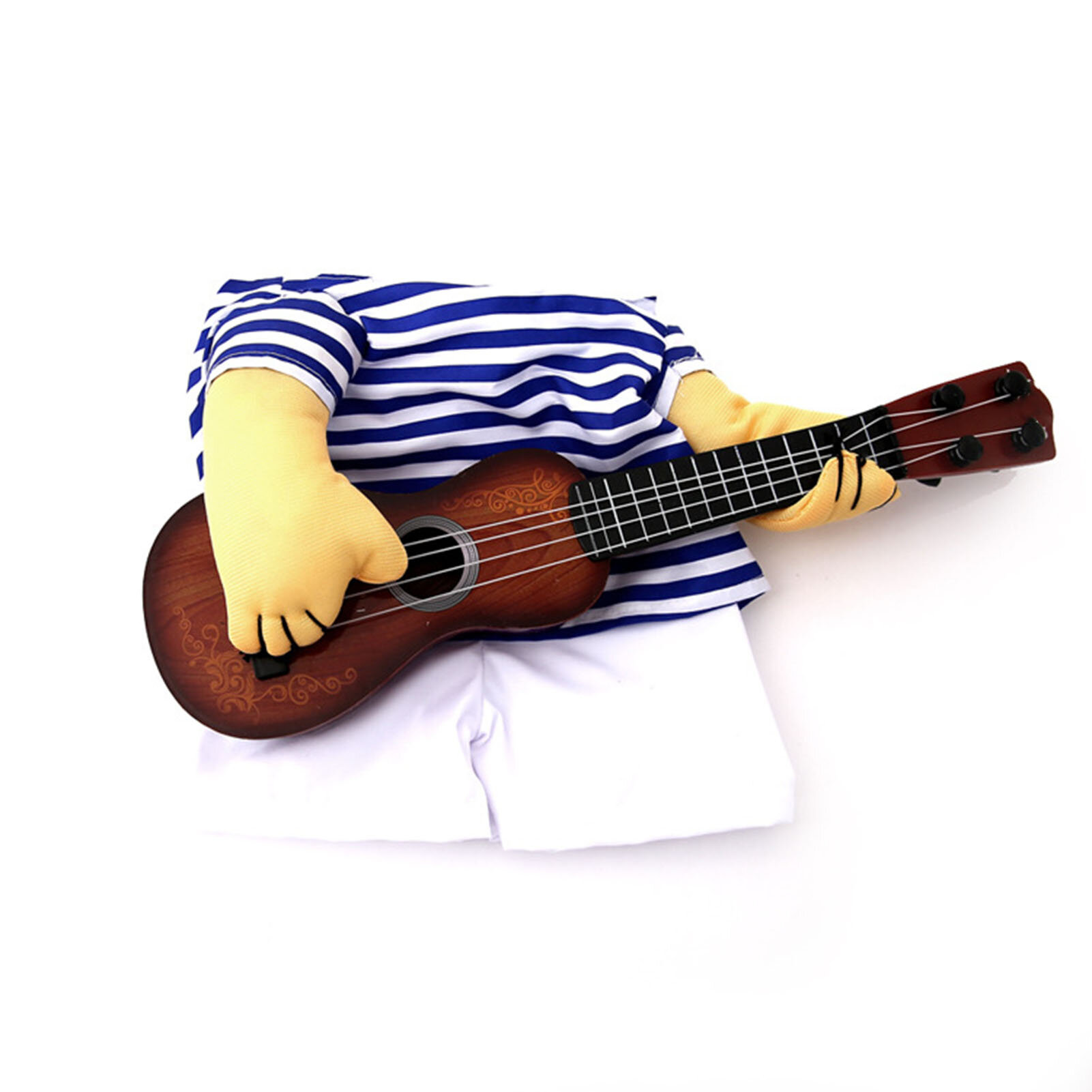 Костюм гитары для домашних животных, милый забавный костюм для собак на Хэллоуин, одежда для косплея, одежда для маленьких собак, щенков, домашних животных, кошек, костюм гитары L