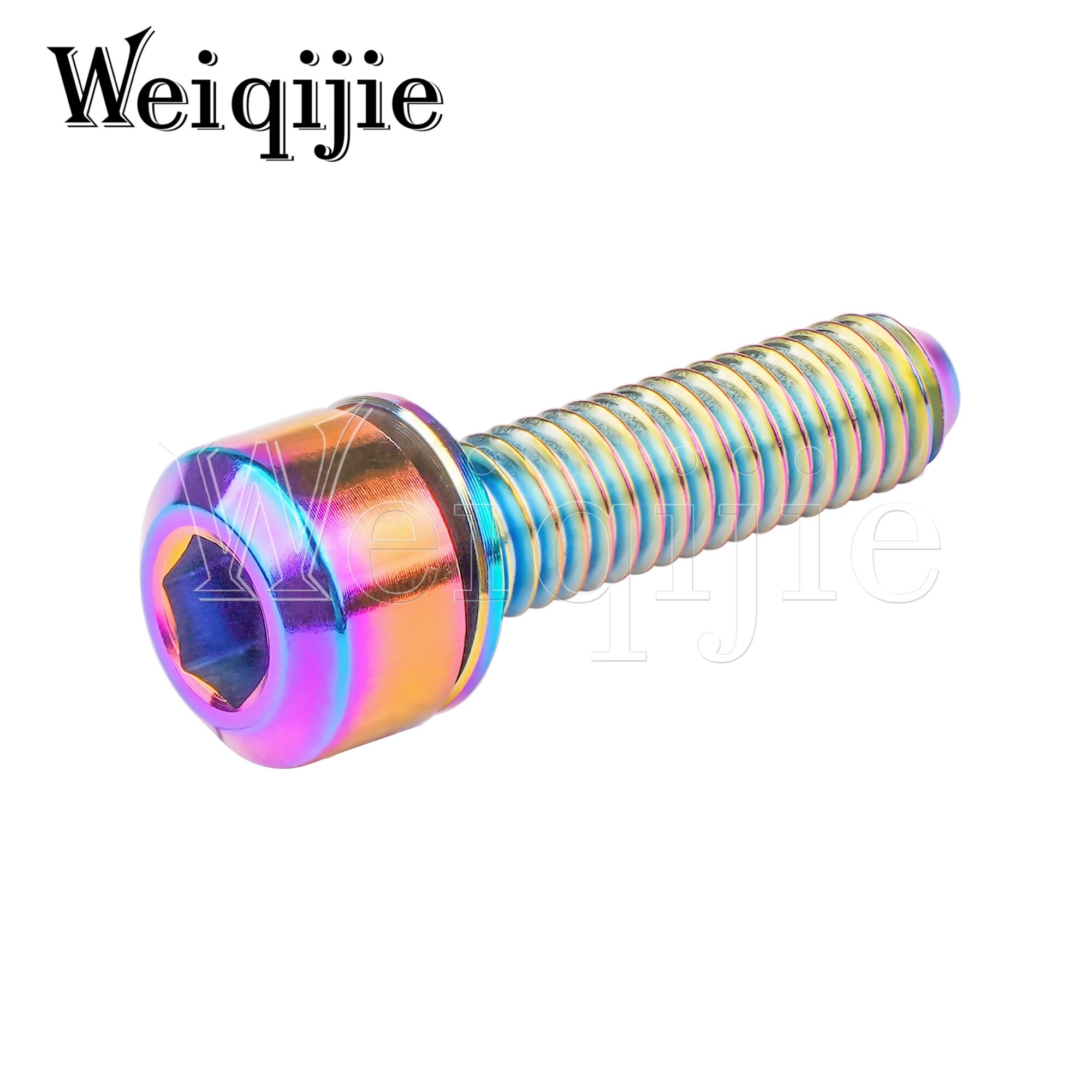 Weiqijie Титановые болты M5/M6 для велосипедов М6, Rainbow, 35 мм