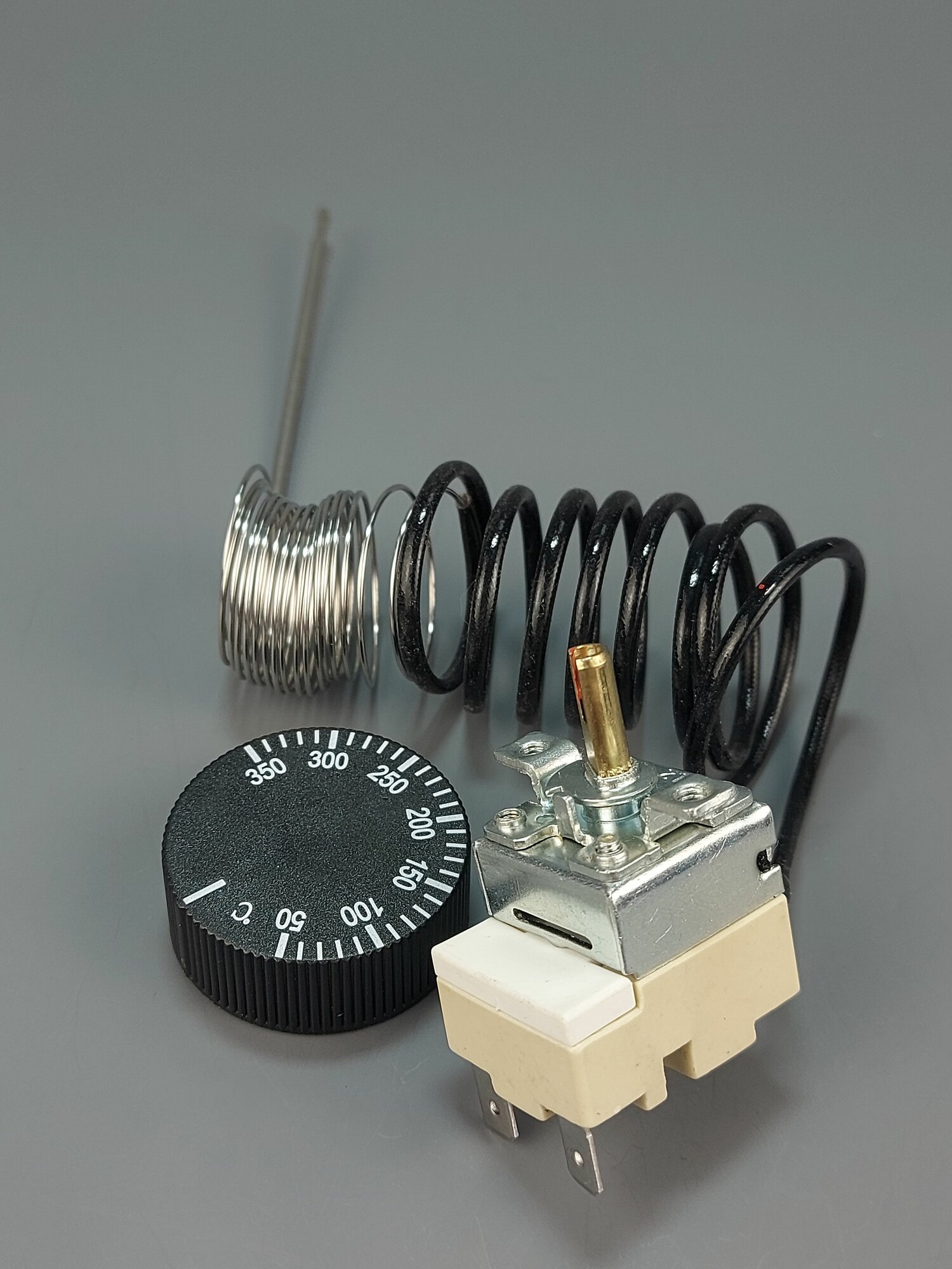 Терморегулятор капиллярный от 50 до 350*С WZA-350E 16A/250В L-2500 мм. для хлебопекарной печи ХПЭ-500