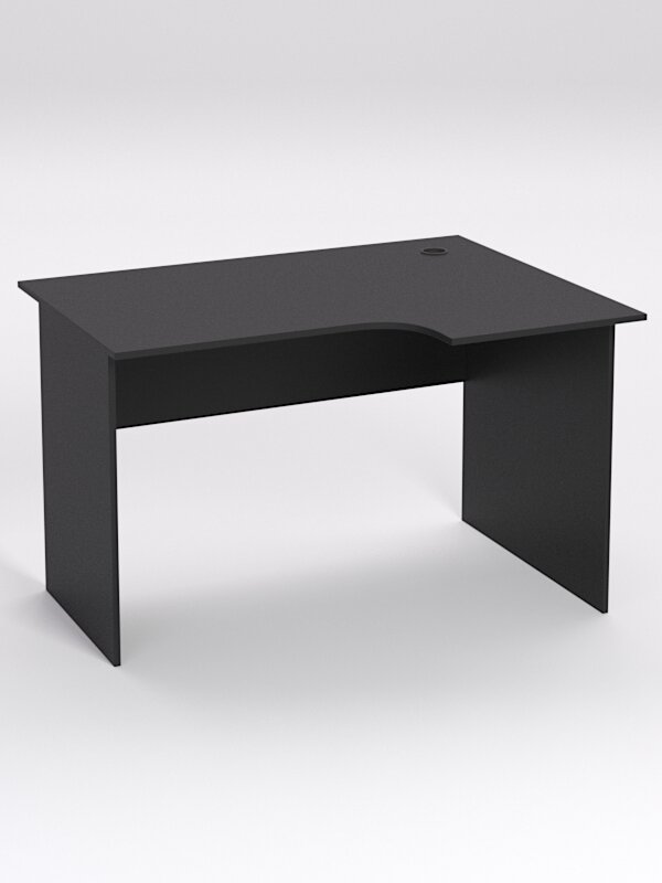 Стол эргономичный офисный СЭ-16 (правосторонний), Черный. Производитель товара - компания Westcom.