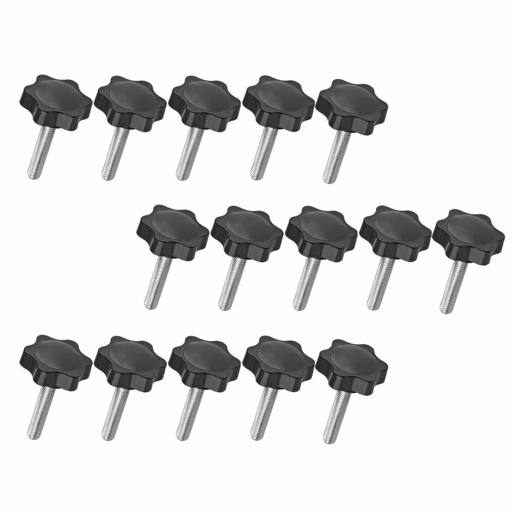 15 шт. Гайки с ручкой звездочка M6/M8