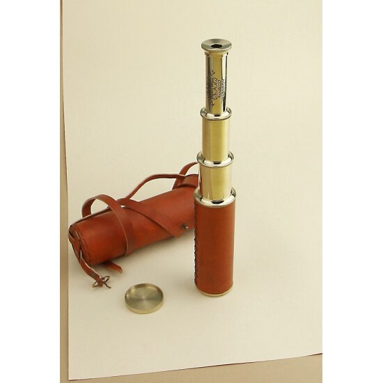 Подзорная труба Nautic Armouri TN-15-9978 в кожаном футляре