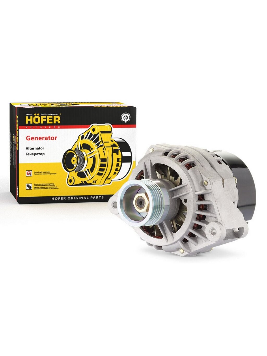 Генератор для а/м ВАЗ 2123 "HOFER" (80А)