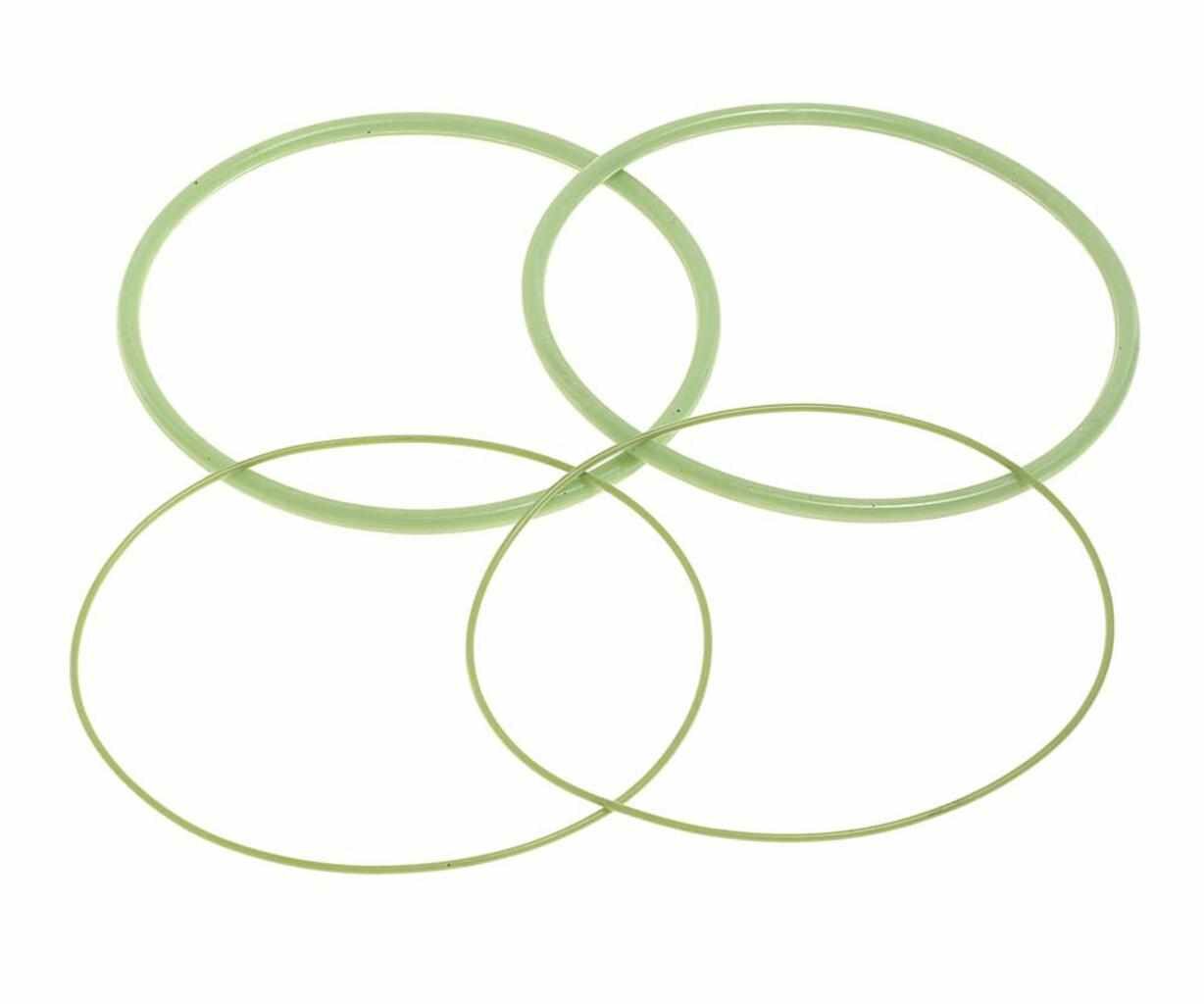 Кольцо ЯМЗ-650.10 гильзы уплотнительное комплект (3 поз./4 дет.) РД, 650.1002003-01, русский двигатель