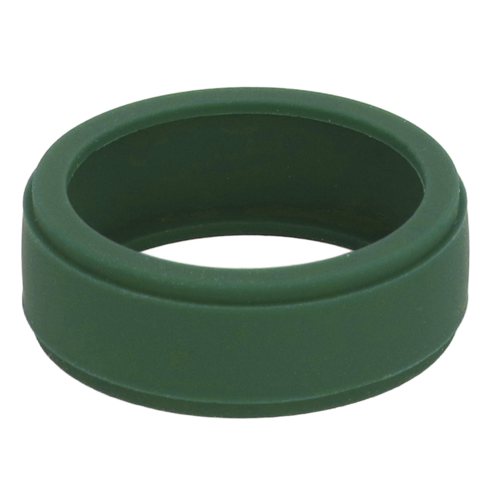 Чехол Smart Ring Мягкий, Приятный Для Кожи, Эластичный, Устойчивый К Царапинам Силиконовый Протектор для Мужчин И Женщин, Черновато-Зеленый, Размер M 11 12 13