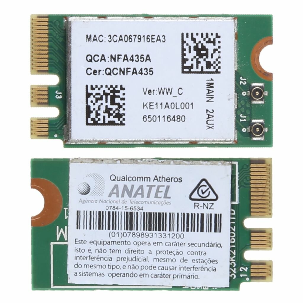 Беспроводной модем, QCNFA435 QCA9377 Универсальная версия M.2