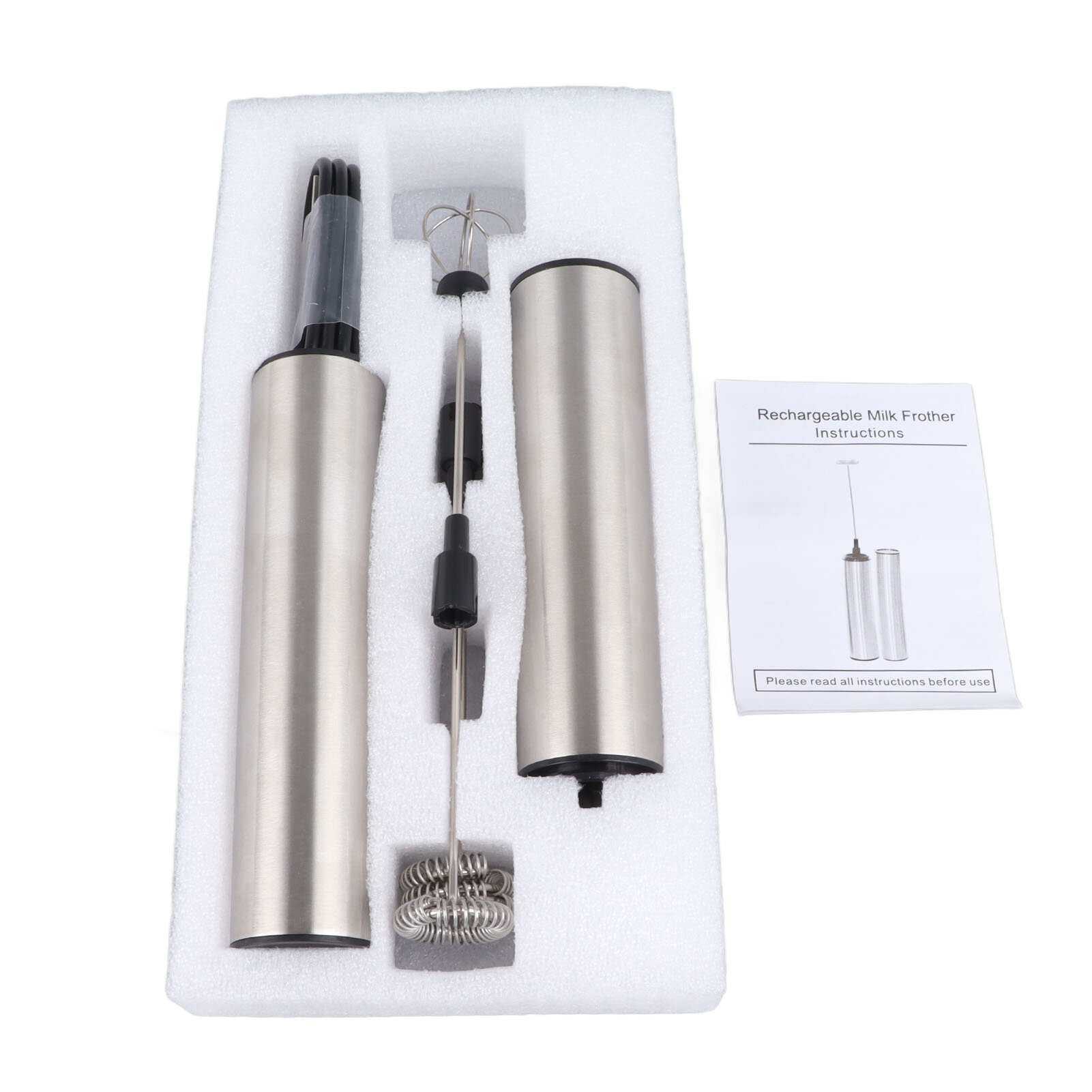 Электрический венчик многофункциональный USB -перезаряжаемый портативный молочный молоко Фотер -мастер кофейного блендера для кухни