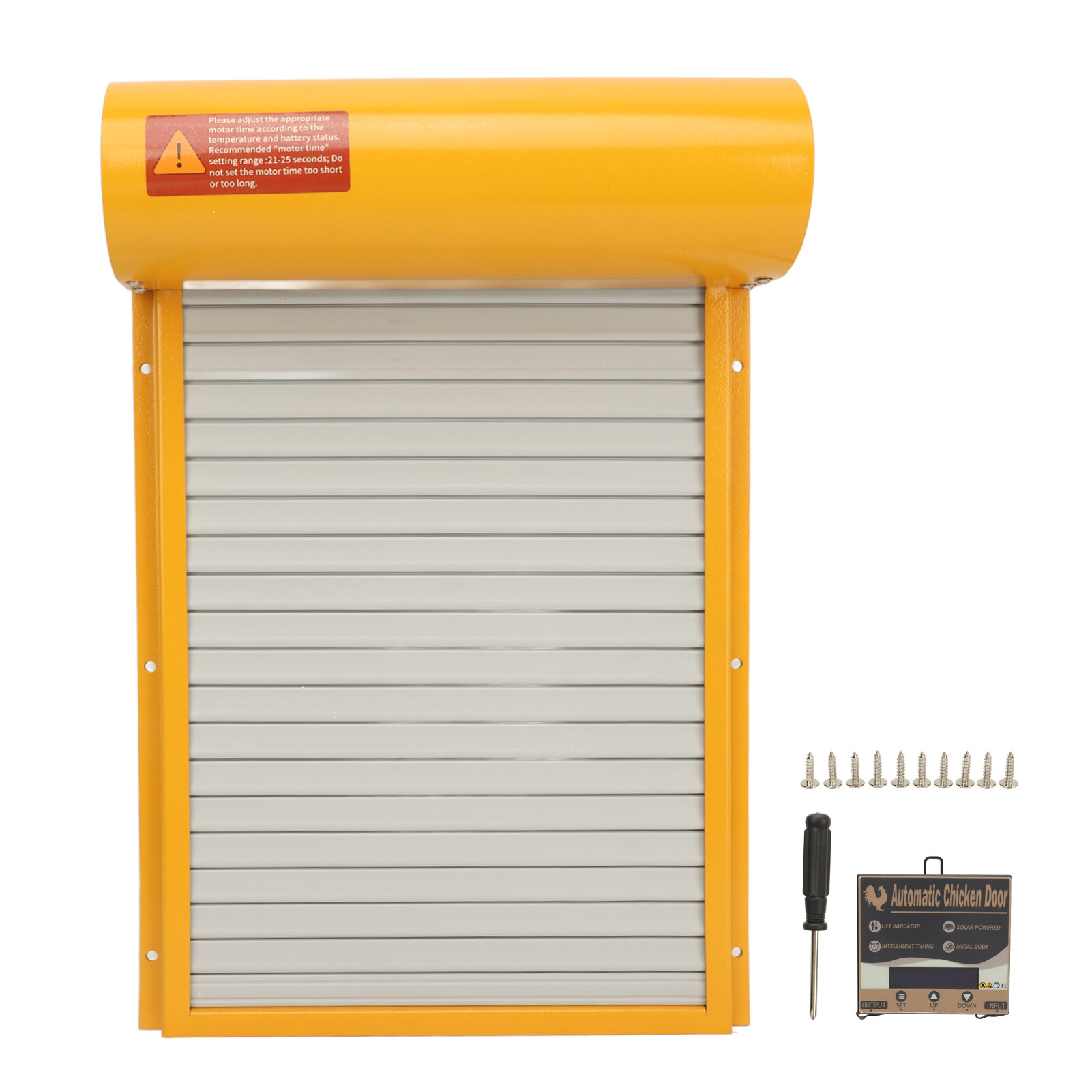 Автоматический курятник открыт дверной дверь батарея