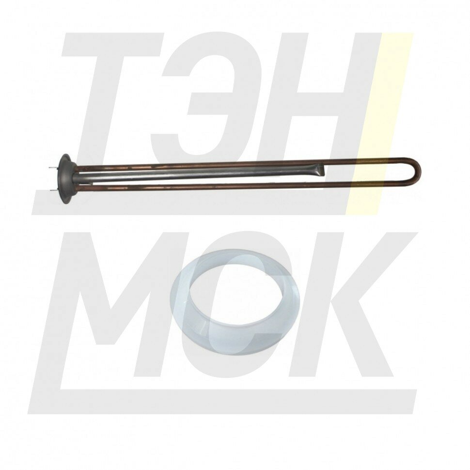 Комплект ТЭН 2 кВт (2000 Вт) RF для водонагревателя Polaris, Timberk, под анод М6 + прокладка, 30040K1