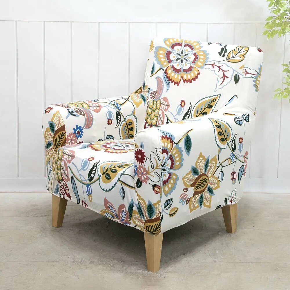 Чехол, 92% вискоза, 8% полиамид, для кресла, чехол, для мебели, 80x80 см