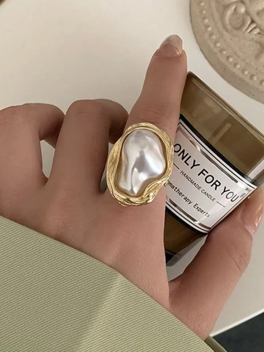 Кольцо наборное, искусственный камень