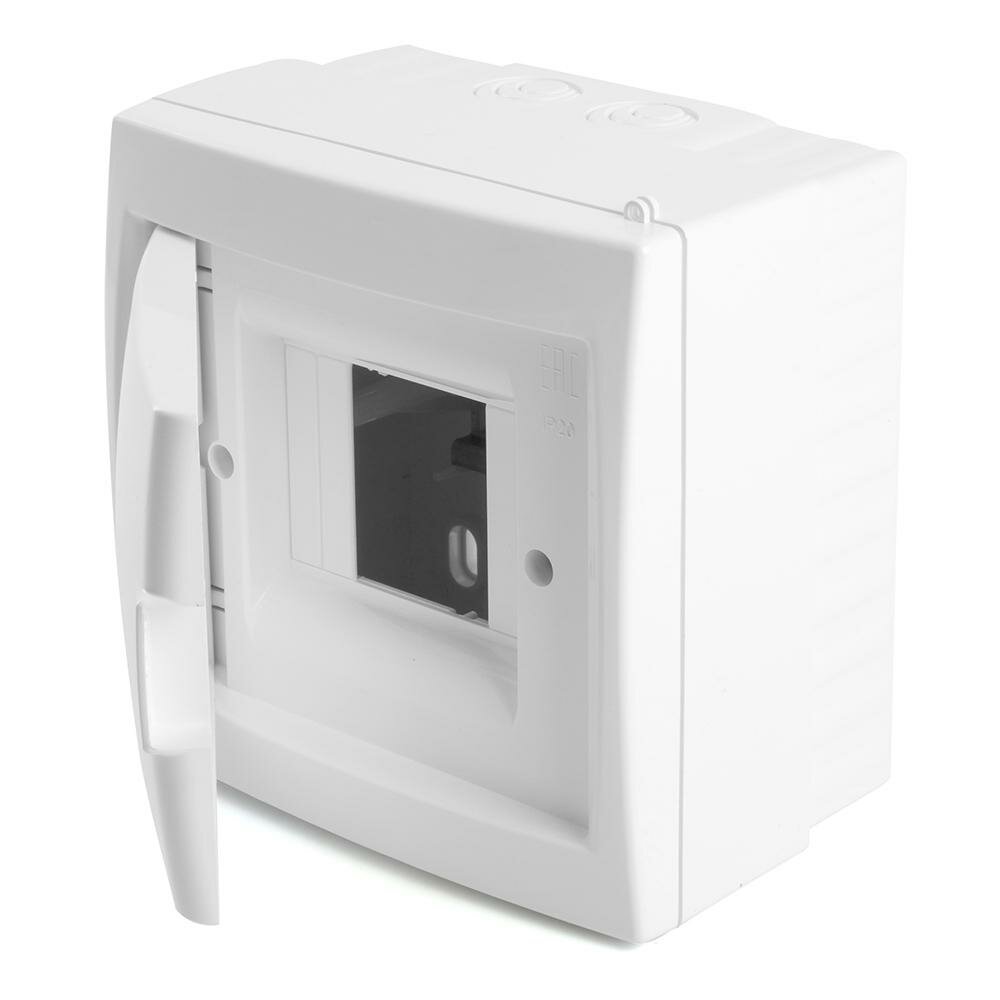 Бокс настенный STEKKER EBX50-3/04-20 4 модуля, белый, пластик, серия Standart, цвет /, материал Пластик/