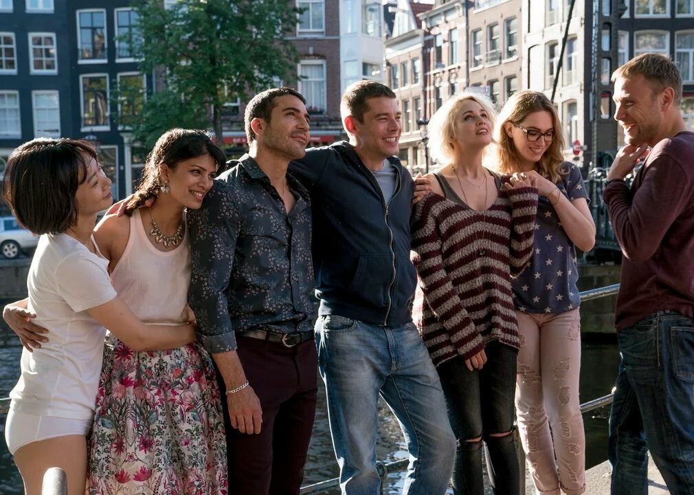 Плакат, постер Восьмое чувство Sense8 сериал на бумаге, размер 21х30см