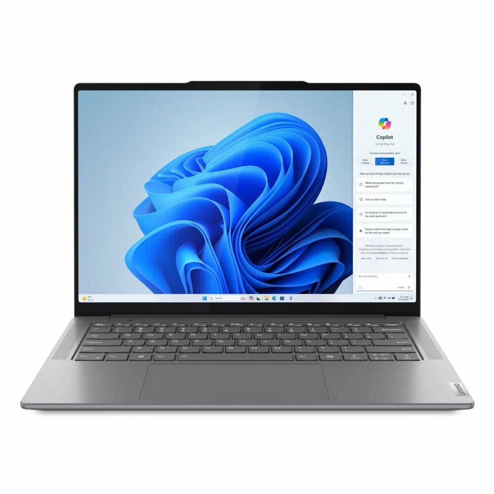 Ультрабук Lenovo Yoga 7 Pro 14AHP9 AMD Ryzen 7 8845HS/16Gb/1Tb SSD/14.5" 3K 3072x1920, Win11, Grey,(83E3001PRU)