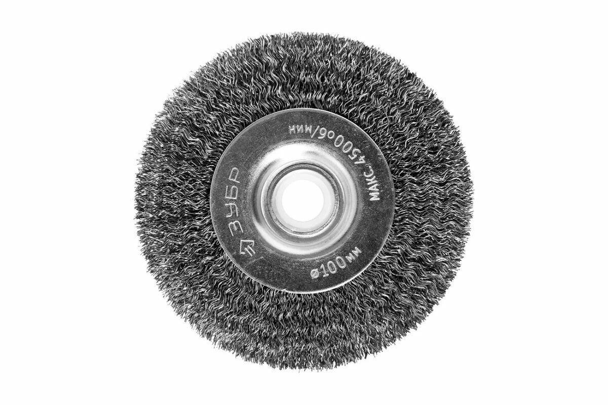 Корщетка, 100 х 12.7 мм, витая, сталь 0.3 мм