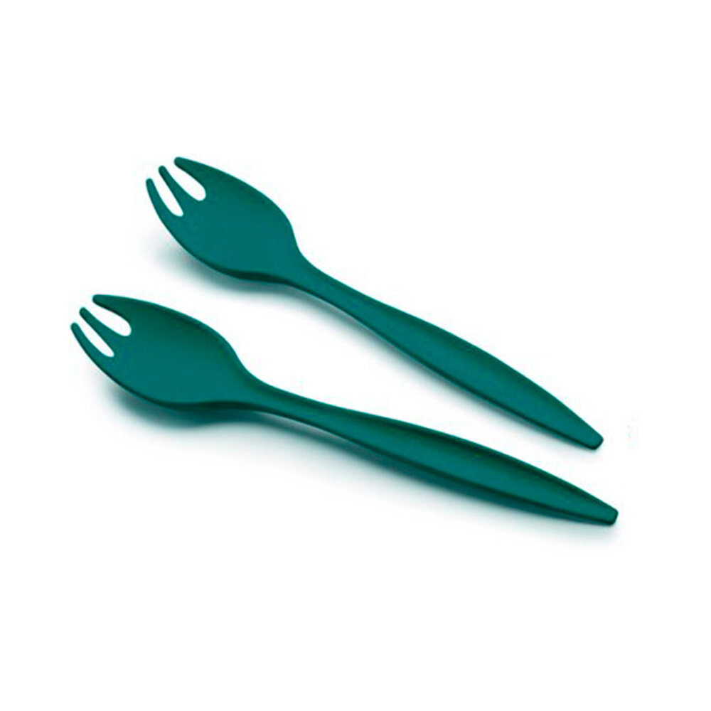 Салатная пара "Аллегро" темно-зеленая. Tupperware