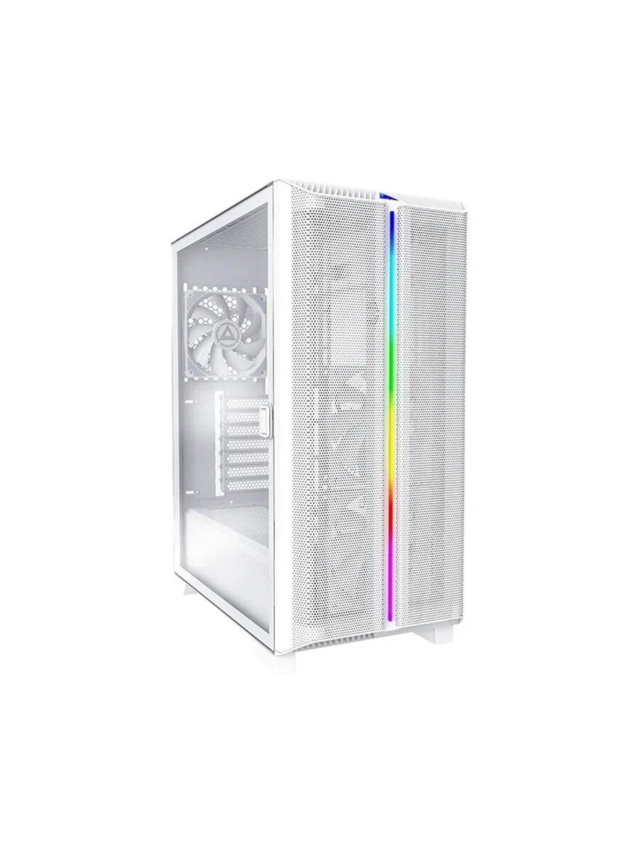 Корпус Sky One Lite белый без БП ATX 5x120mm 5x140mm