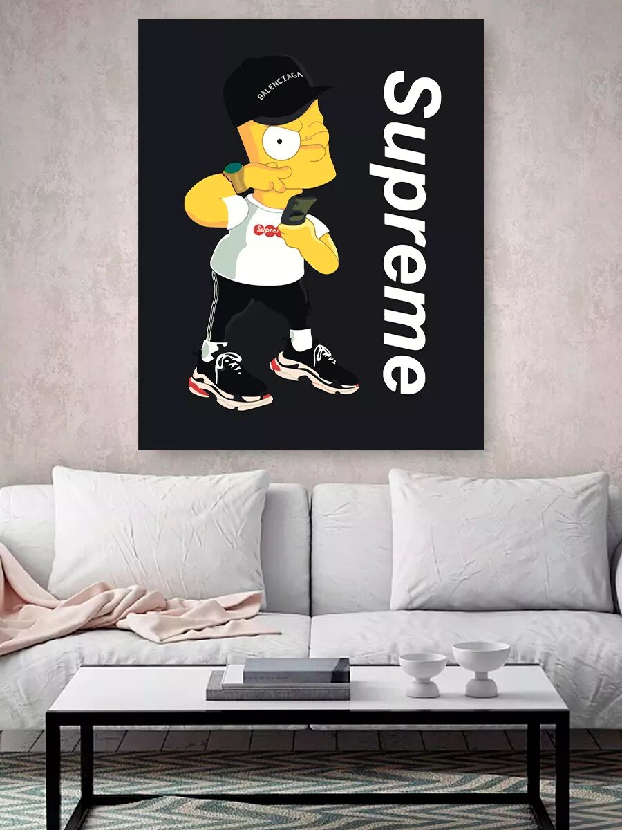 Картина по номерам Симпсон