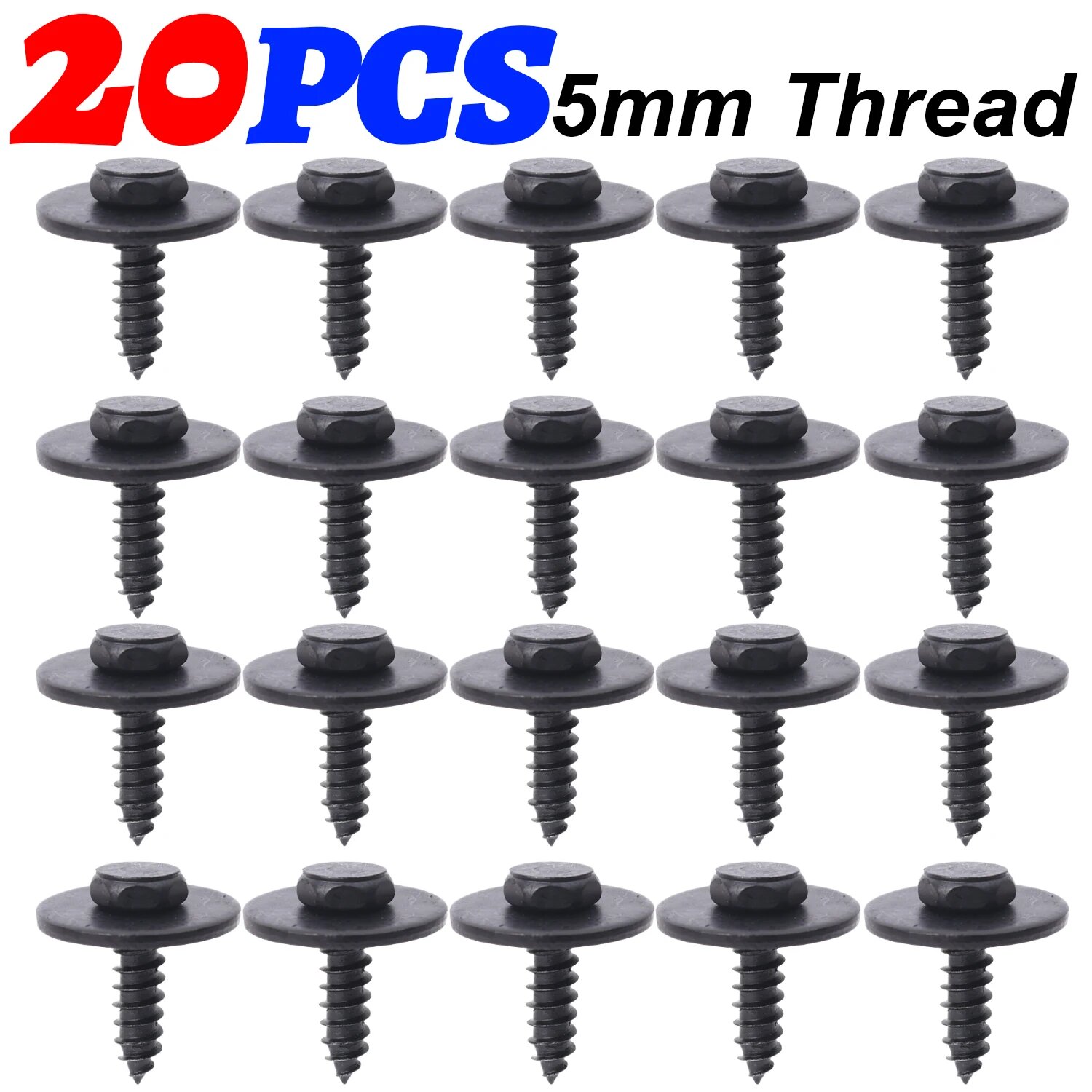 Крепеж на крыло автомобиля для BMW F10 F20 F30 E90, фиксаторы автомобильного бампера, 20pcs Screws