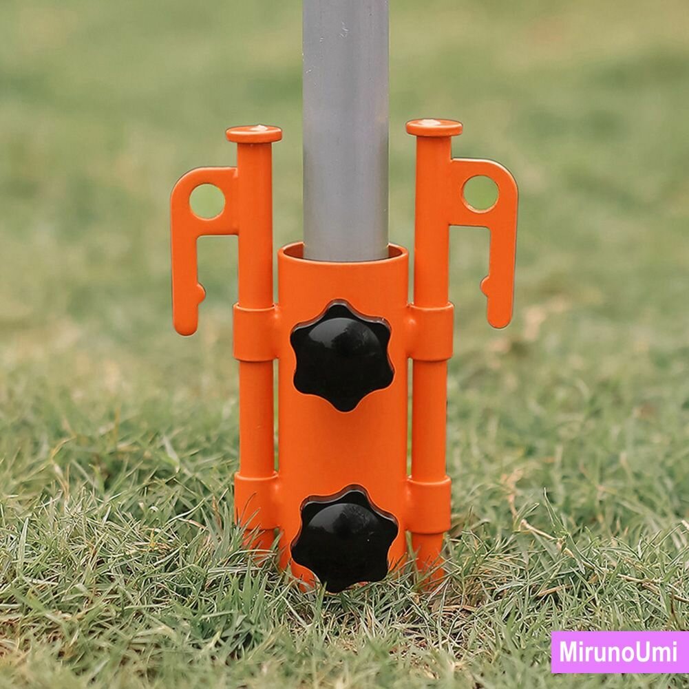 Регулируемый держатель шеста для навеса, цвет на открытом воздухе, аксессуары для кемпинговых палаток Регулируемая конструкция с двойной гайкой