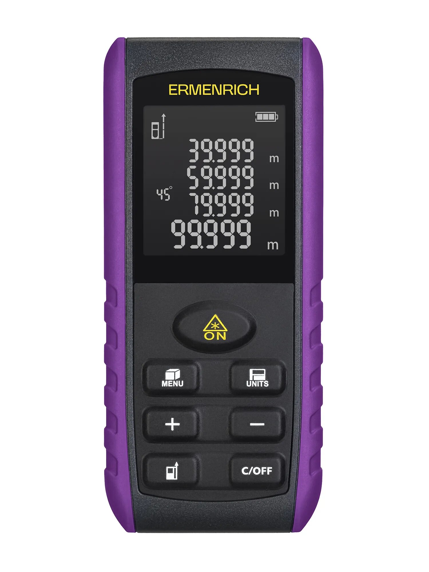 Рулетка Ermenrich Reel PRO GE60 85319 Ermenrich лазерная, фиолетовая