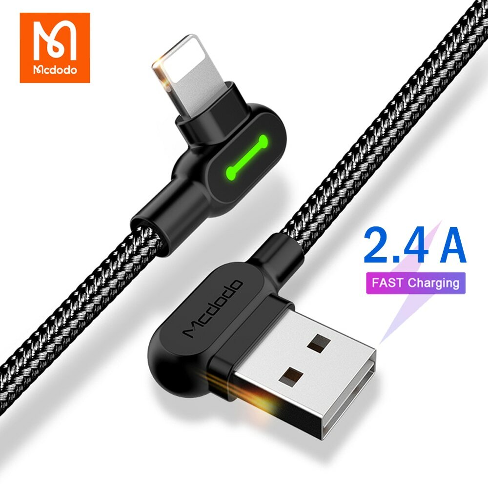 Mcdodo USB зарядное устройство кабель передачи данных для iPhone 13 12 11 Pro Max mini Xs Xr X 8 Plus iPad Air iOS 15 2.