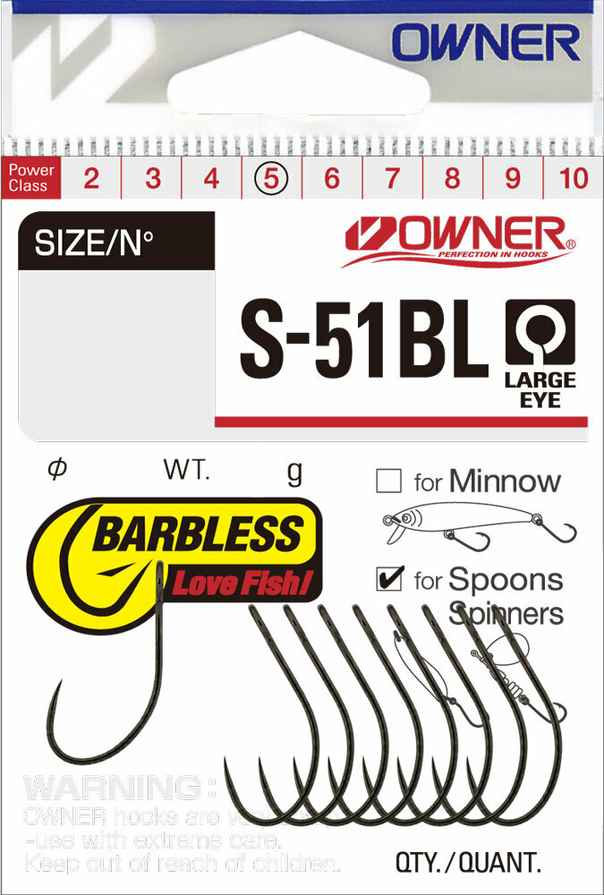OWNER Крючок S-51BL BC №4 8шт