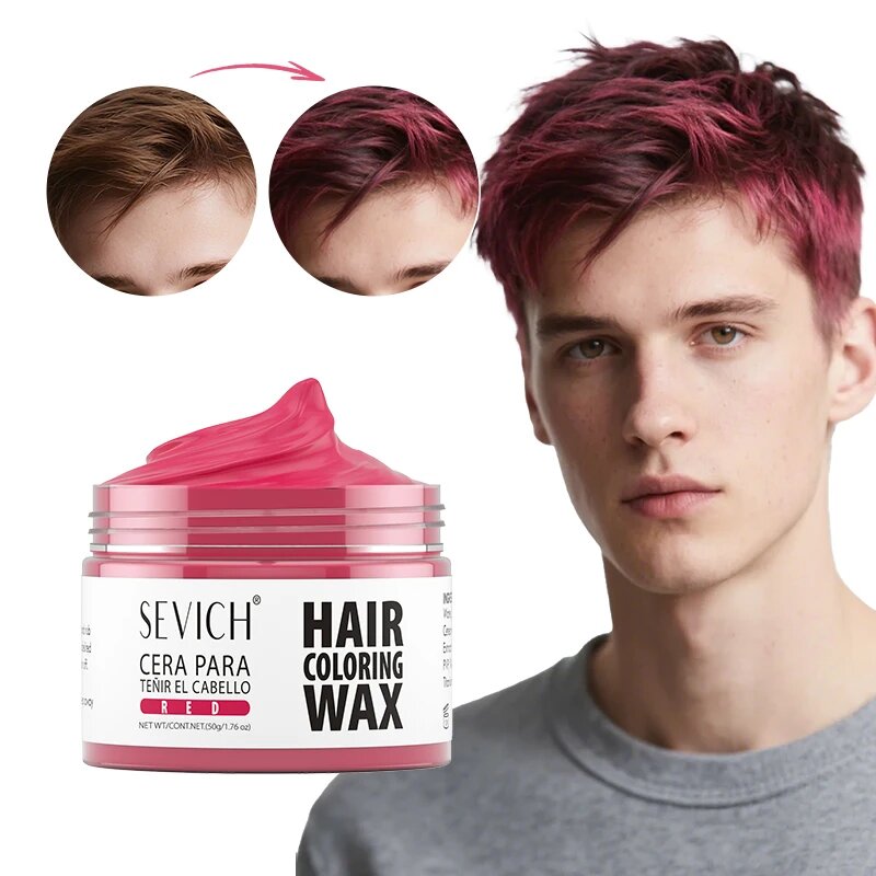 Временная Краска Для Волос SEVICH, 13 Цветов, Для Хэллоуина, Одноразовая, Воск Для Окрашивания Волос Для Мужчин И Женщин