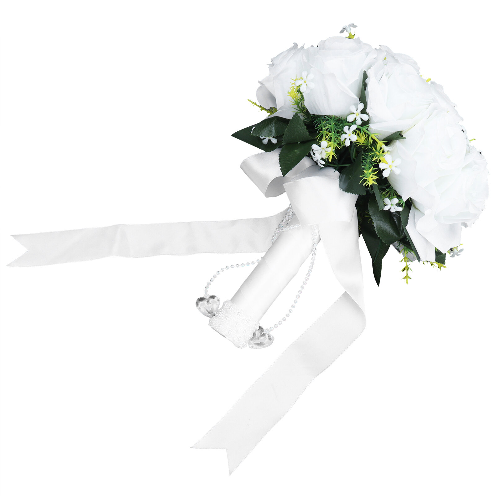 Свадебный букет подружки невесты Инновационная имитация роз Букет цветов Свадебные украшения Белый
