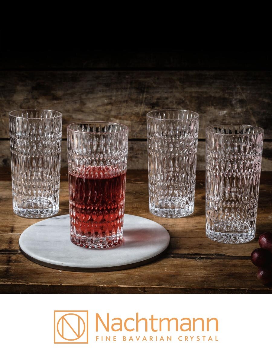 Набор стаканов высоких Nachtmann Ethno, 4 шт, 422 мл, хрустальное стекло