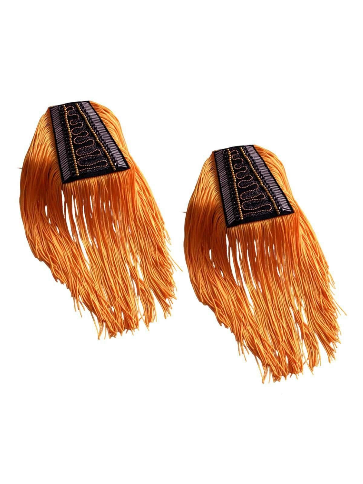 Регулируемые эполеты с бахромой, Золото