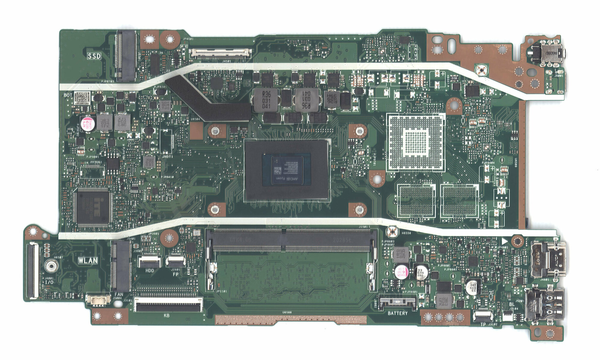 Материнская плата для Asus X509DA 4G/R3-3200U 90NB0P50-R00041
