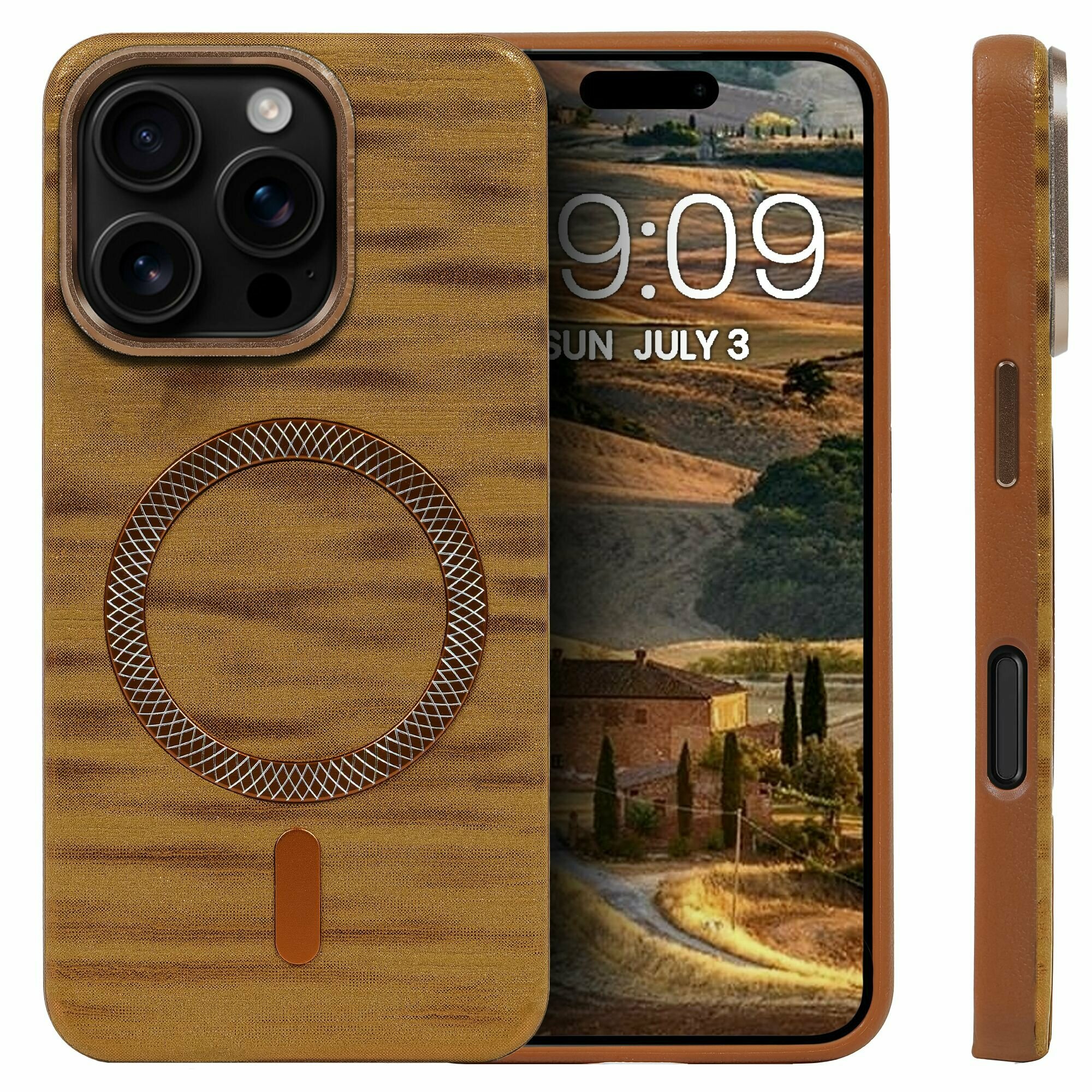 Дизайнерский чехол для IPHONE 16 PRO с поддержкой беспроводной зарядки — фото 1