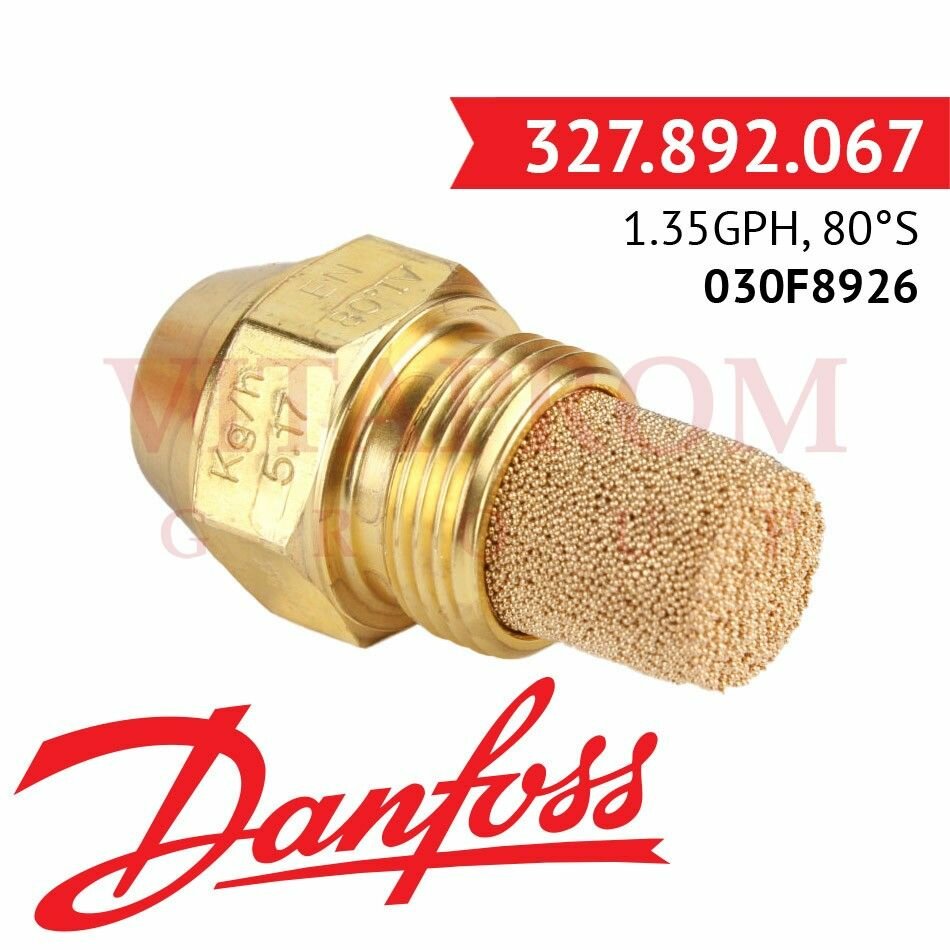 Форсунка Danfoss 1.35GPH, 80S, 030F8926 — фото 1